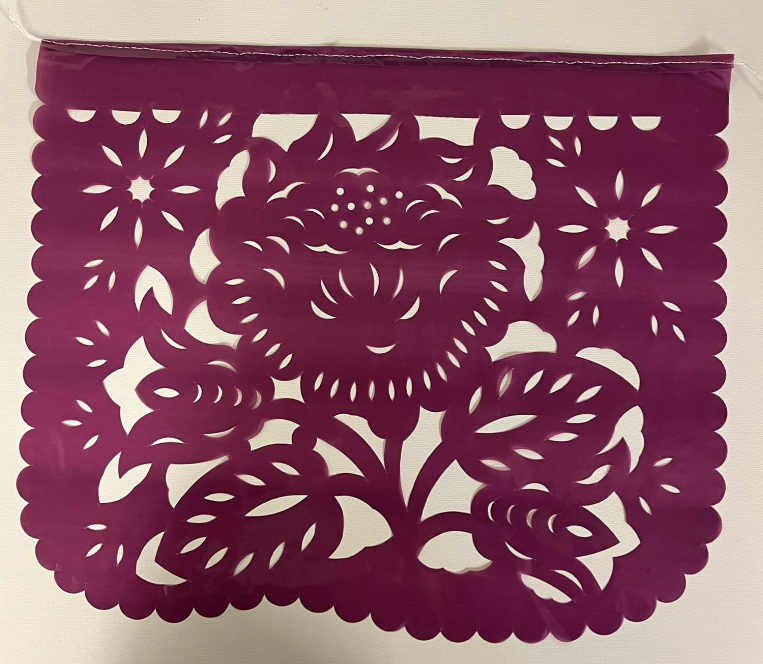 Papel picado de plástico - 10 hojas con 5 metros – El Maíz - Mexican ...