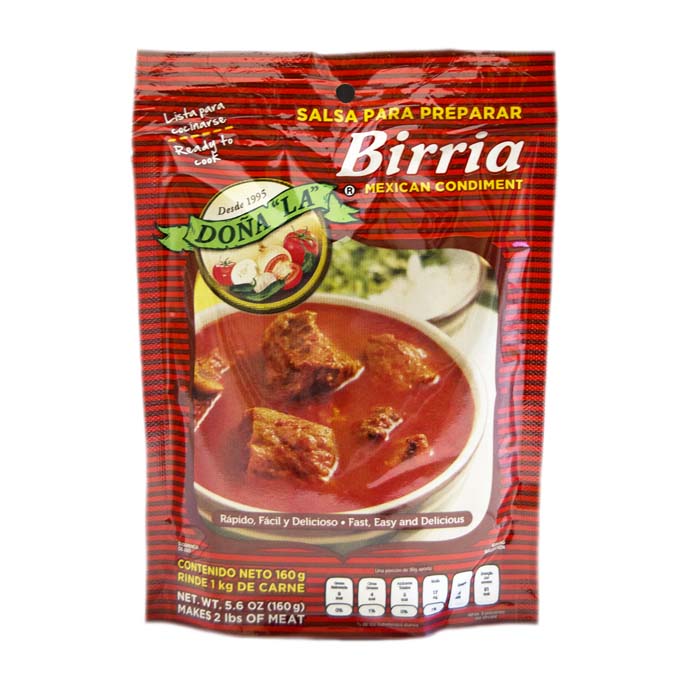 Salsa para Birria Condimento LA DOÑA 160 gr – El Maíz - Mexican ...