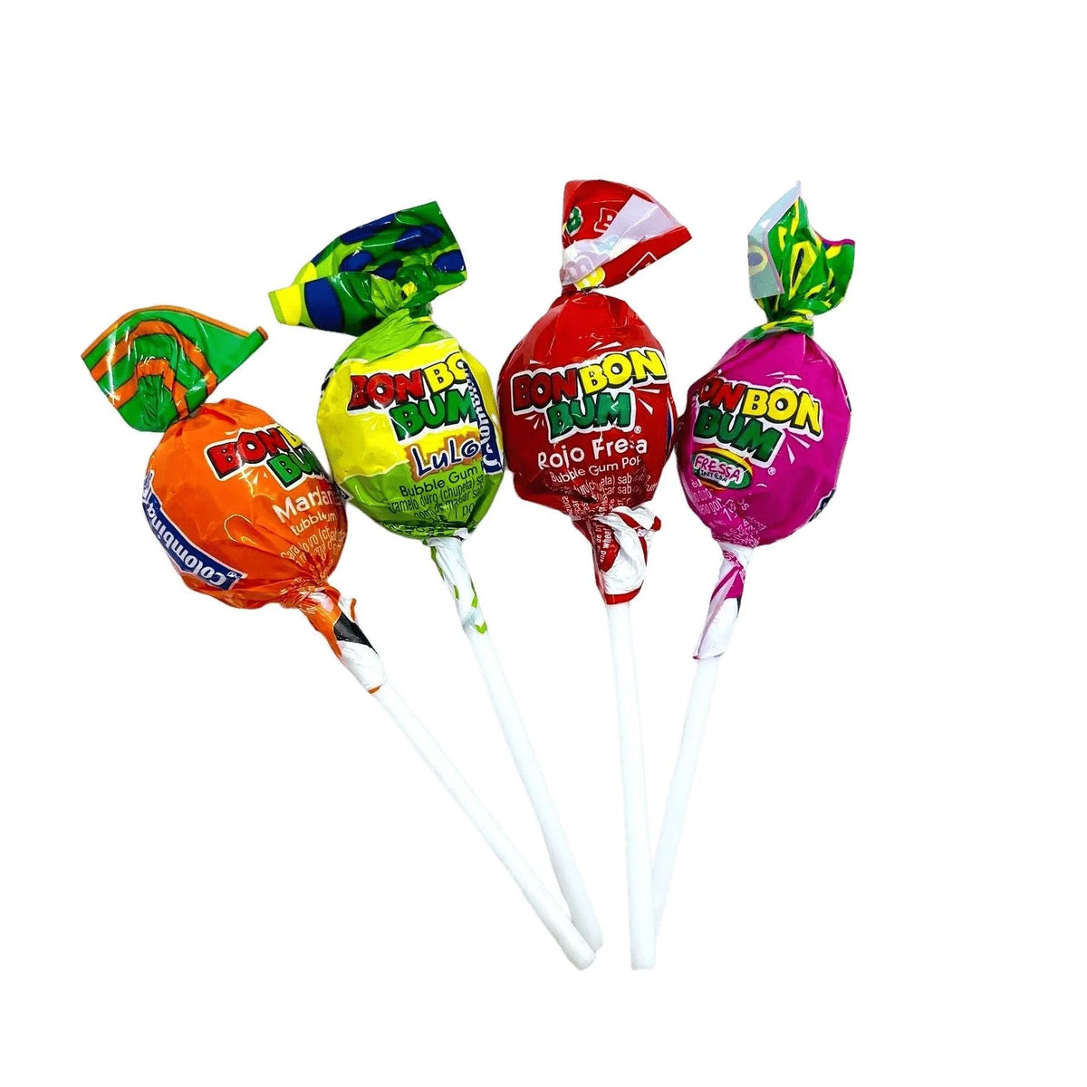 BON BON BUM Paleta de caramelo con centro de chicle 1 pieza – El Maíz ...