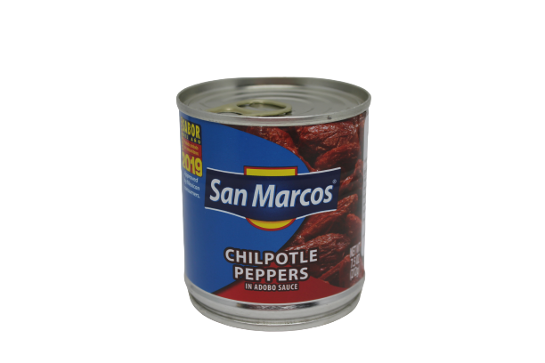 Chiles Chipotles Adobados Lata 215g SAN MARCOS – El Maíz - Mexican ...